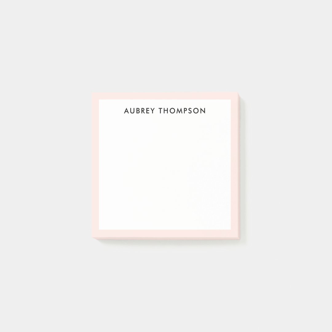 Modern Simple Post-it Notes | Zazzle