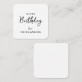 Modern Simple Preppy Happy Birthday Greeting Note Card | Zazzle