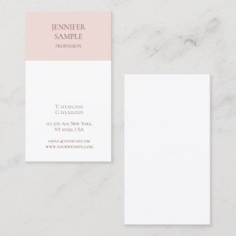 Modern Simple Professional Design Cute Template Business Card | Zazzle