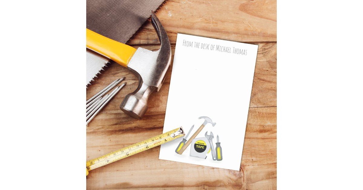 Modern Simple Tools Minimal Whimsical Funny Post-it Notes | Zazzle