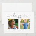 Modern Simple Wedding Baby Picture Table Number | Zazzle
