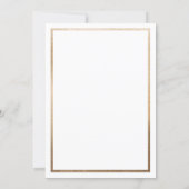 Modern Simple White Gold Cross Border Confirmation Invitation | Zazzle