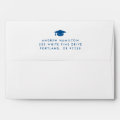Modern Simplicity Blue Graduation Envelope | Zazzle