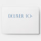 Modern Simplicity Blue Graduation Envelope | Zazzle