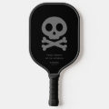 Modern Skull Bones Pickleball Team Family Grey Pickleball Paddle | Zazzle