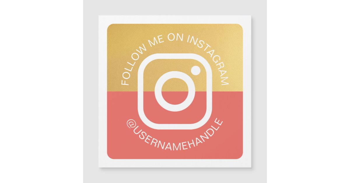 Modern Social Media Pinterest Follow Me | Zazzle
