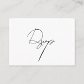 Modern Song Request QR Code RSVP Enclosure Card | Zazzle