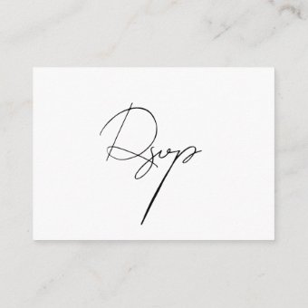 Modern Song Request QR Code RSVP Enclosure Card | Zazzle