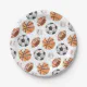 Modern Sports Birthday Party Paper Plates | Zazzle