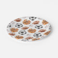 Modern Sports Birthday Party Paper Plates | Zazzle