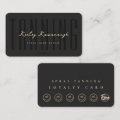 Modern Spray Tan Tanning Specialist Loyalty Card | Zazzle