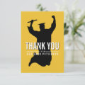 Modern Stamp Photo Graduation Thank You Card | Zazzle