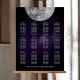 Modern Starry Night Moon Wedding Seating Chart Foam Board | Zazzle