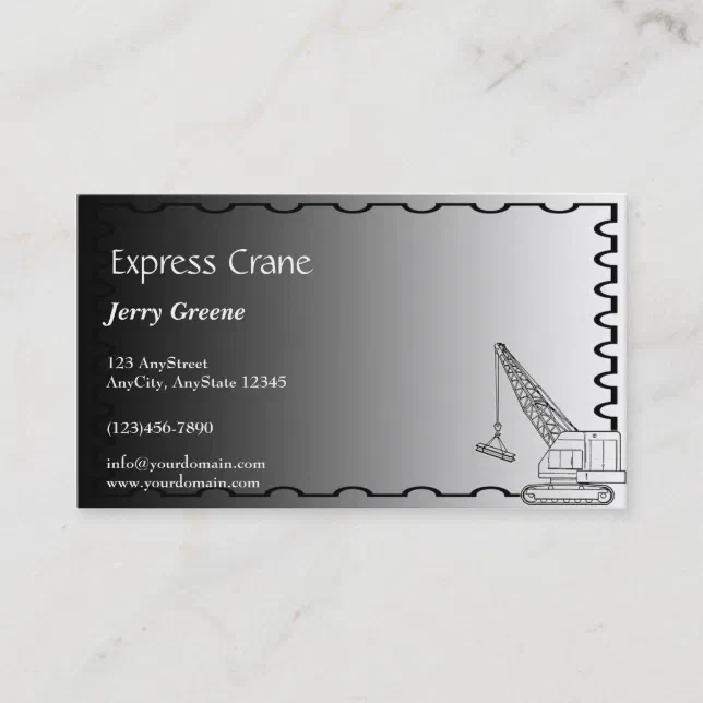 Modern Steel Construction Business Card | Zazzle