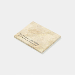 Modern Stone Look From The Desk Of Post-it Notes | Zazzle