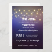 Modern string lights invitation | Zazzle