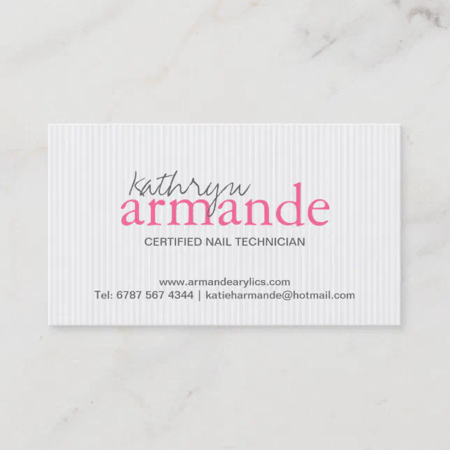 Modern Stripes Business Card | Zazzle