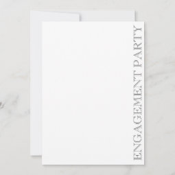 Modern Stripes Engagement Party Photo Invitation | Zazzle