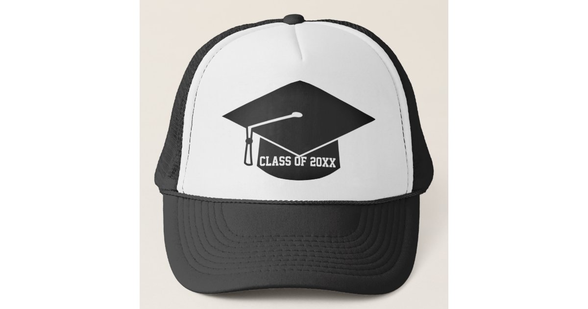 Modern Style Graduation Cap Hat | Zazzle