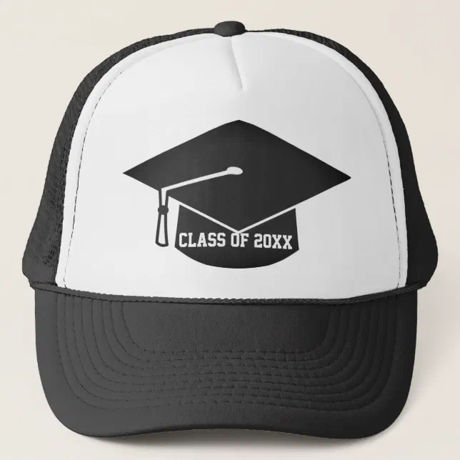 Modern Style Graduation Cap Hat | Zazzle