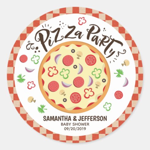 Pizza Stickers - 100% Satisfaction Guaranteed | Zazzle
