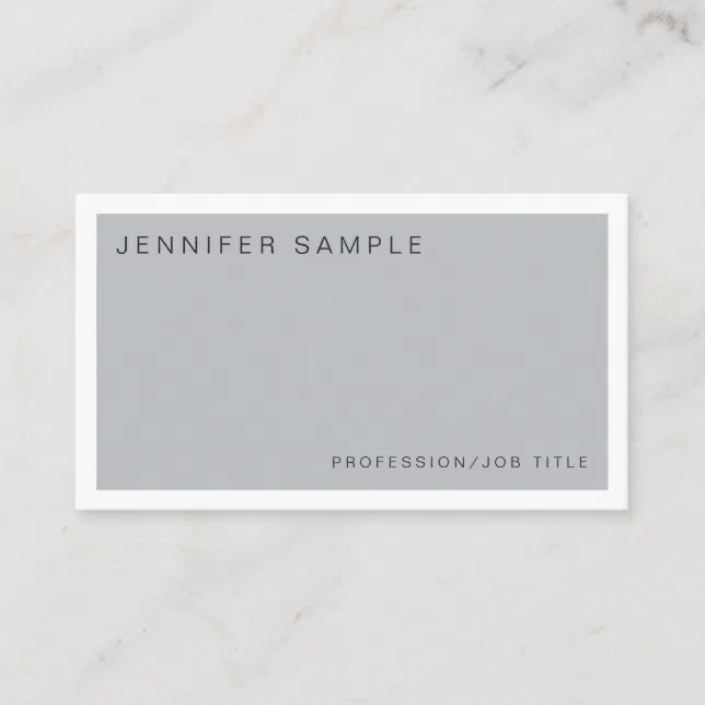 Modern Stylish Colors Trendy Design Glamour Business Card | Zazzle