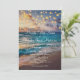 Modern Summer Sunset String Lights Beach Wedding Invitation | Zazzle