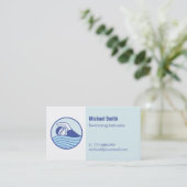 Modern Swimming Instructor Lifeguard Business Card | Zazzle