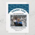 Modern Teal Graduate Photo Thank You Card | Zazzle