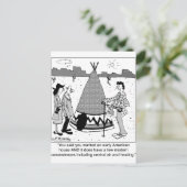Modern Tee Pee has Central Air & Heating Postcard | Zazzle