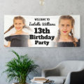 Modern Teen Birthday Party Banner Welcome Sign | Zazzle