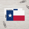 Modern Texas Business Card, Texas Flag / USA Business Card | Zazzle