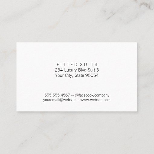 Modern Texture | Classic Black Borders Business Card | Zazzle