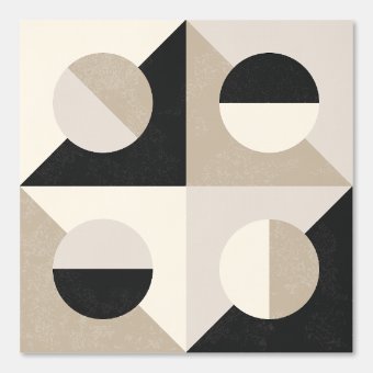 Modern Textured Italian Geometric Tiles Wallpaper | Zazzle