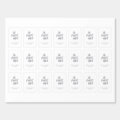 Modern The Perfect Match Script Wedding Matches | Zazzle