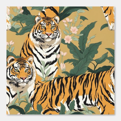 Modern Tiger Print Design Wallpaper | Zazzle