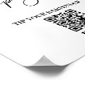 Modern Tip Your Bartender QR Code App Payment Sign | Zazzle