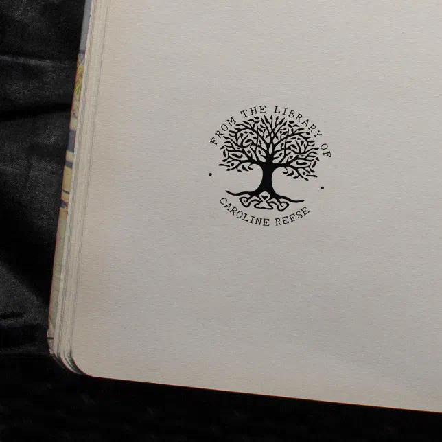 Modern Tree of Life From the Library Of Rubber Stamp | Zazzle