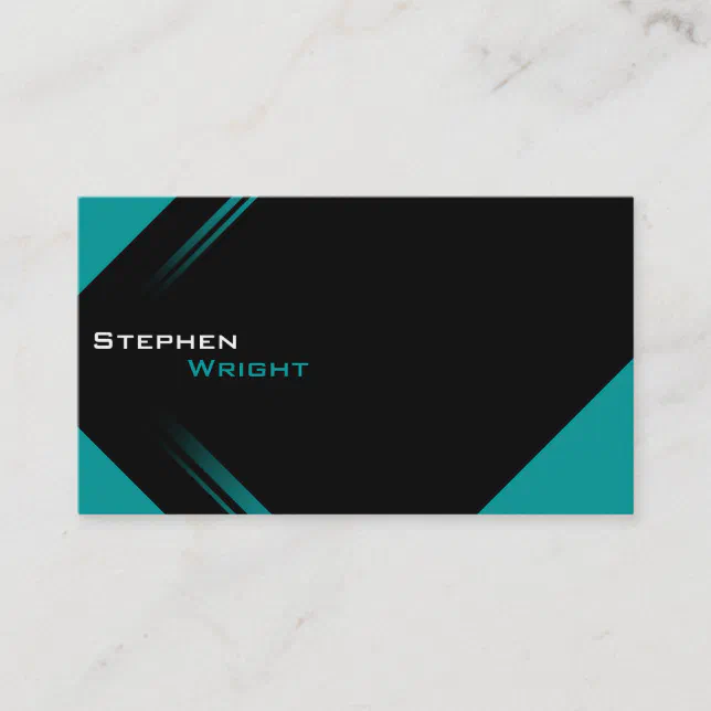 Modern Trendy Color Change Business Card | Zazzle