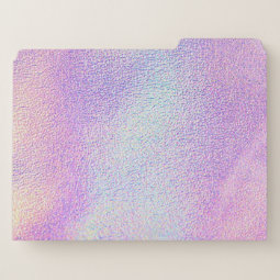 Modern Trendy Cool Holographic File Folder | Zazzle