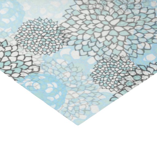 Modern Trendy Floral Pattern Tissue Paper | Zazzle