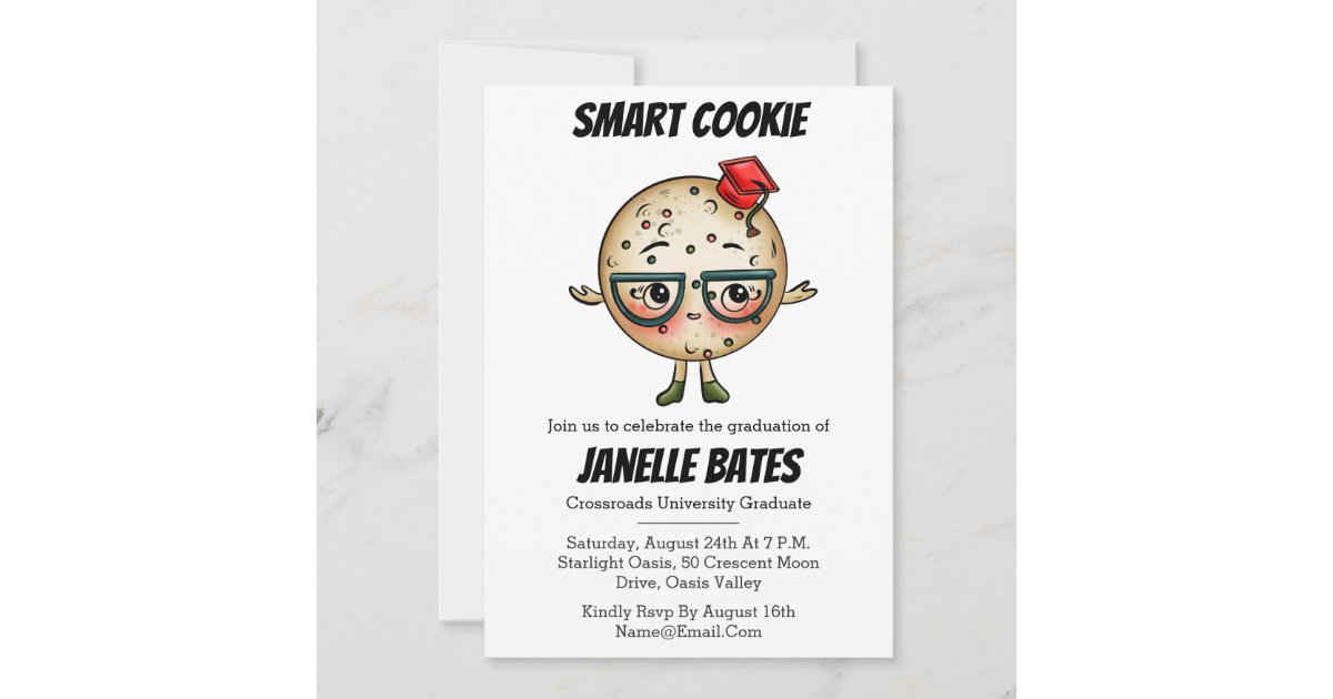 modern trendy funny graduation invitations | Zazzle