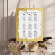 Modern Trendy Gold Frame Wedding Seating Chart Foam Board | Zazzle