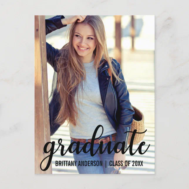 Modern Trendy Graduation Party Invitation | Zazzle