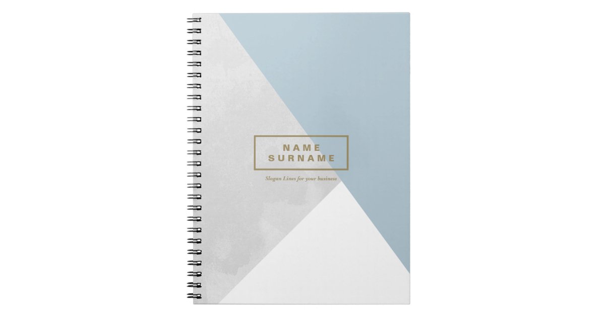 Modern Trendy Minimalist Geometric Spiral Photo Notebook | Zazzle