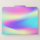 Modern Trendy Rainbow Ombre Holographic File Folder | Zazzle