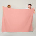 Modern Trendy Stylish Large Peach Tones Stripes Fleece Blanket | Zazzle