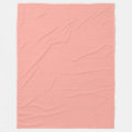 Modern Trendy Stylish Large Peach Tones Stripes Fleece Blanket | Zazzle