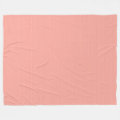 Modern Trendy Stylish Large Peach Tones Stripes Fleece Blanket | Zazzle