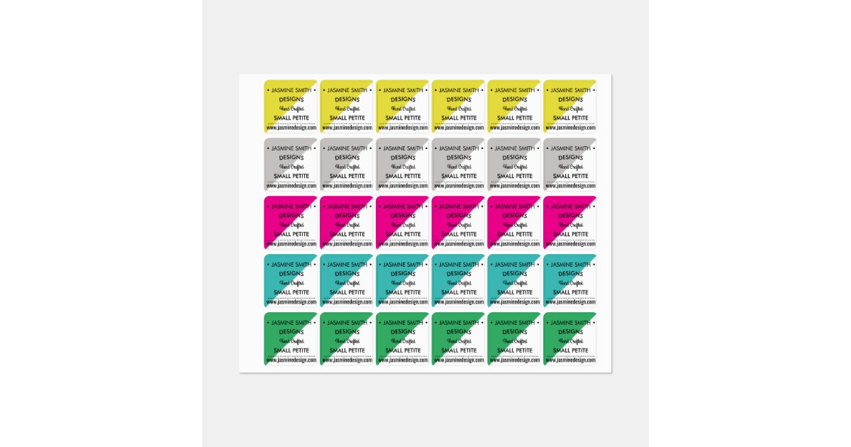 Modern Triangle Labels | Zazzle